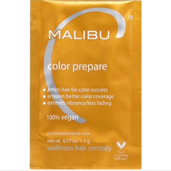 Malibu | Hair | 5 X Malibu C Color Prepare Treatment Wellness Packet ...